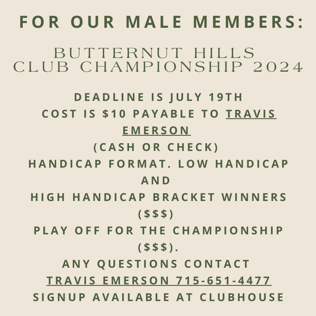 Butternut Hills Golf Course | Sarona, WI